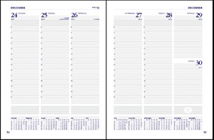 Agenda's met weekoverzicht Bremer Kantoor Centrum